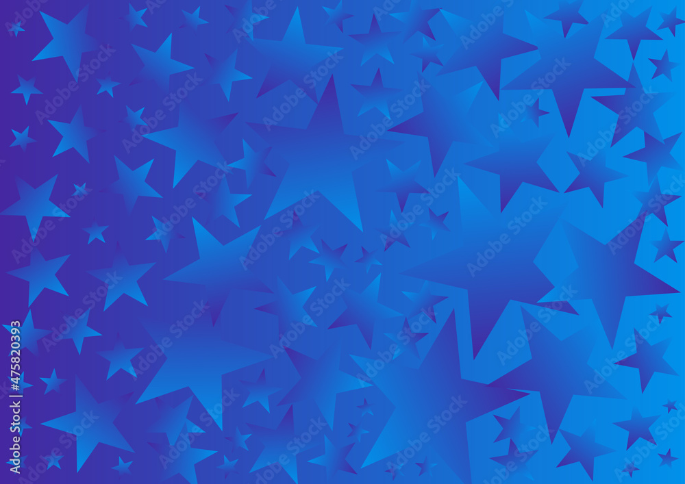 Abstract Blue Gradient Star Background Vector Stock Vector | Adobe Stock
