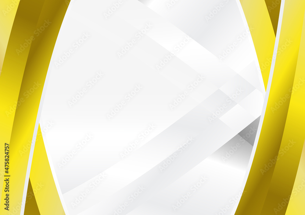 Bright Yellow Business Background Template Vector Art Stock Vector ...