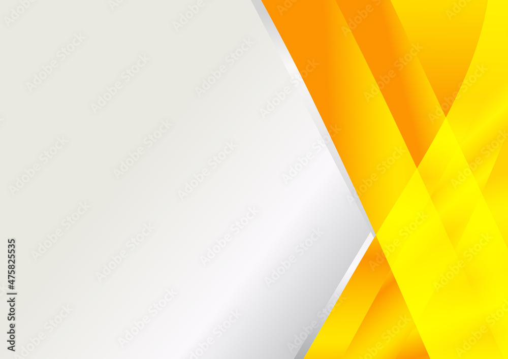 Orange and Yellow Visiting Card Background Stock Vector | Adobe Stock