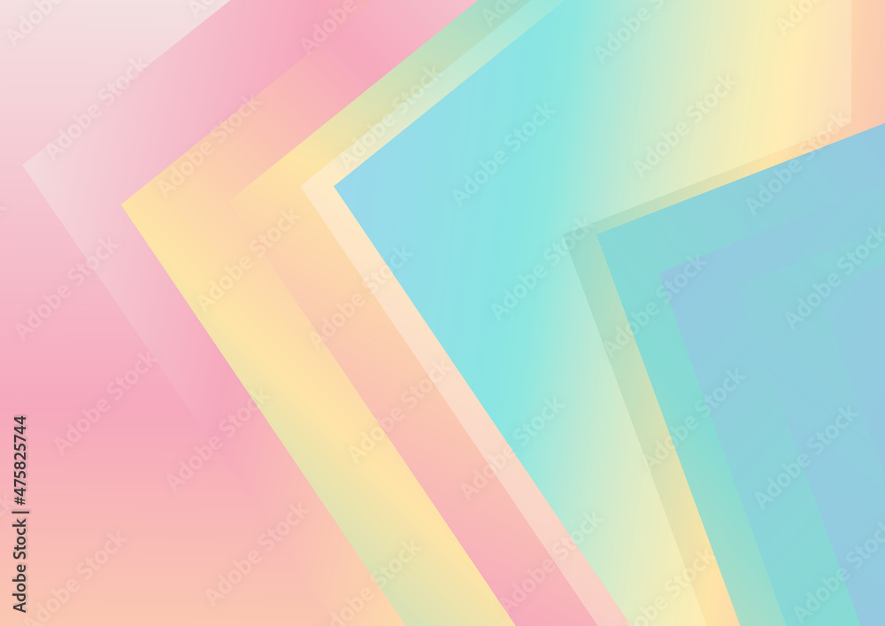 Geometric Pastel Gradient Background Stock Vector | Adobe Stock