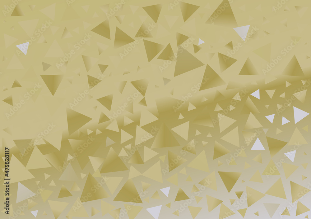 Dark Yellow Gradient Triangle Background Design Stock Vector | Adobe Stock