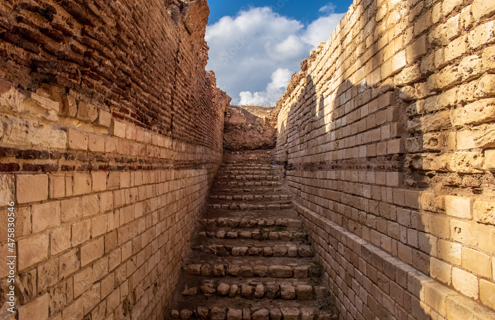 Roman Theatre _ Monuments of Alexandria Egypt Stock Photo | Adobe Stock