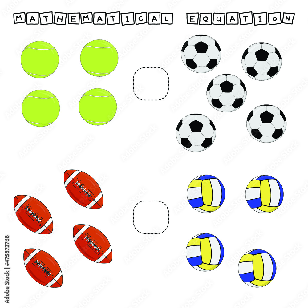 Which is greater, less or equal game with tennis, football, volleyball ...