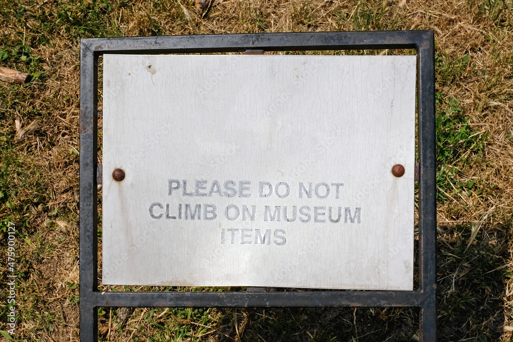 Museum sign board Stock Photo | Adobe Stock