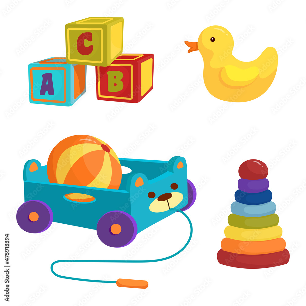 Toddler Toys Clipart