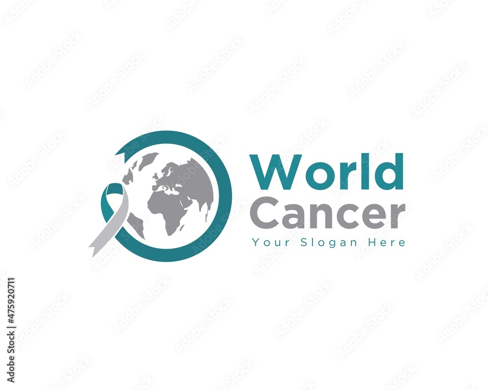 world cancer care logo designs for medical service and organization ...