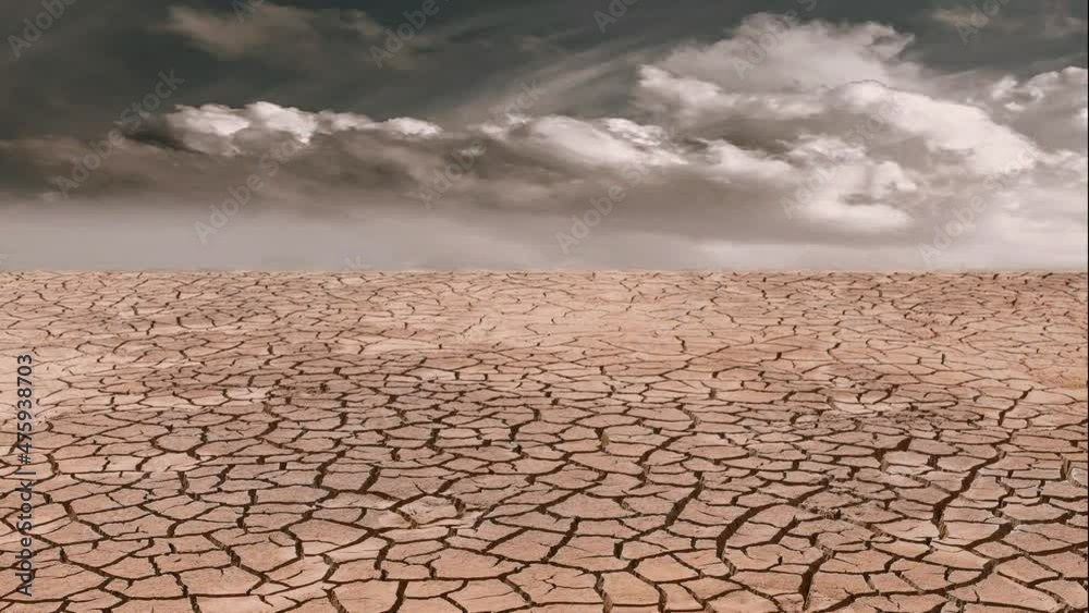 Global warming: The land is drying out into a desert due to climate ...