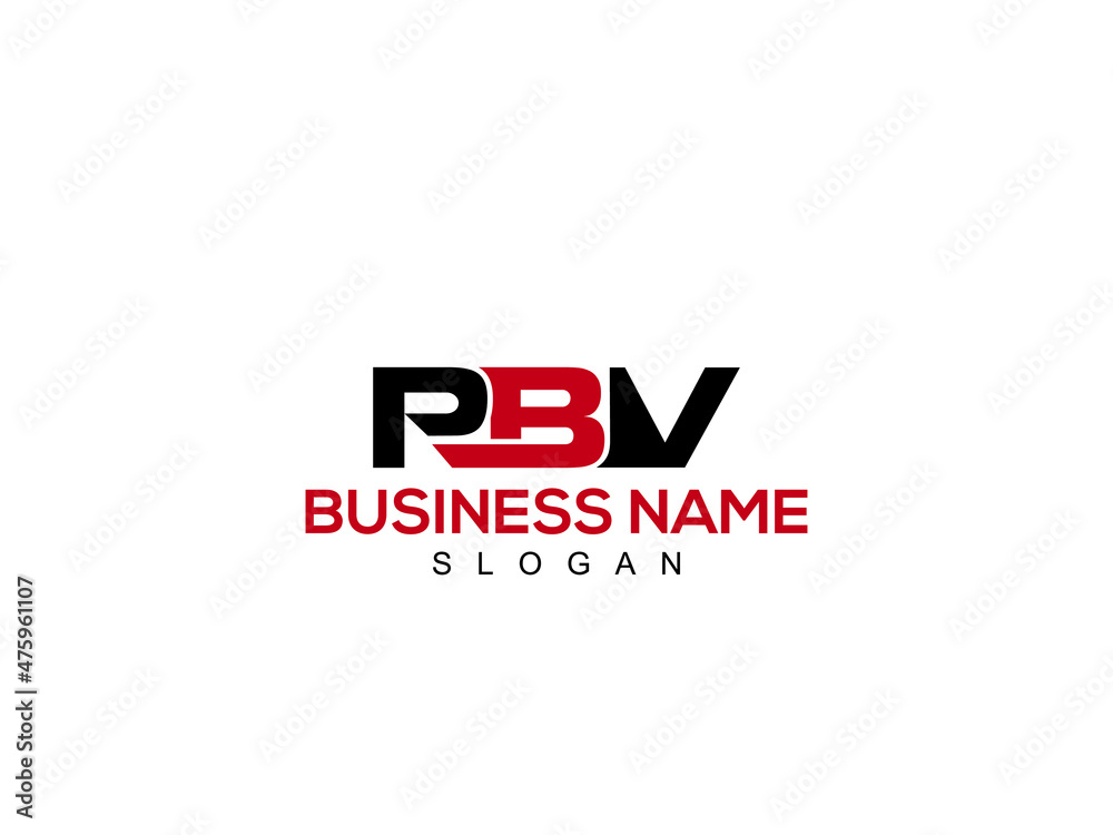Monogram PBV Logo, Letter PB logo icon concept with creative design for ...