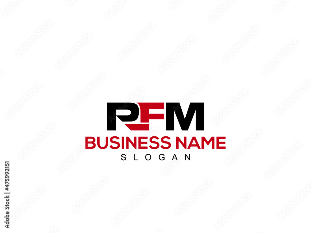 Initial PFM logo Icon, Letter pf monogram logo image Stock Vector ...