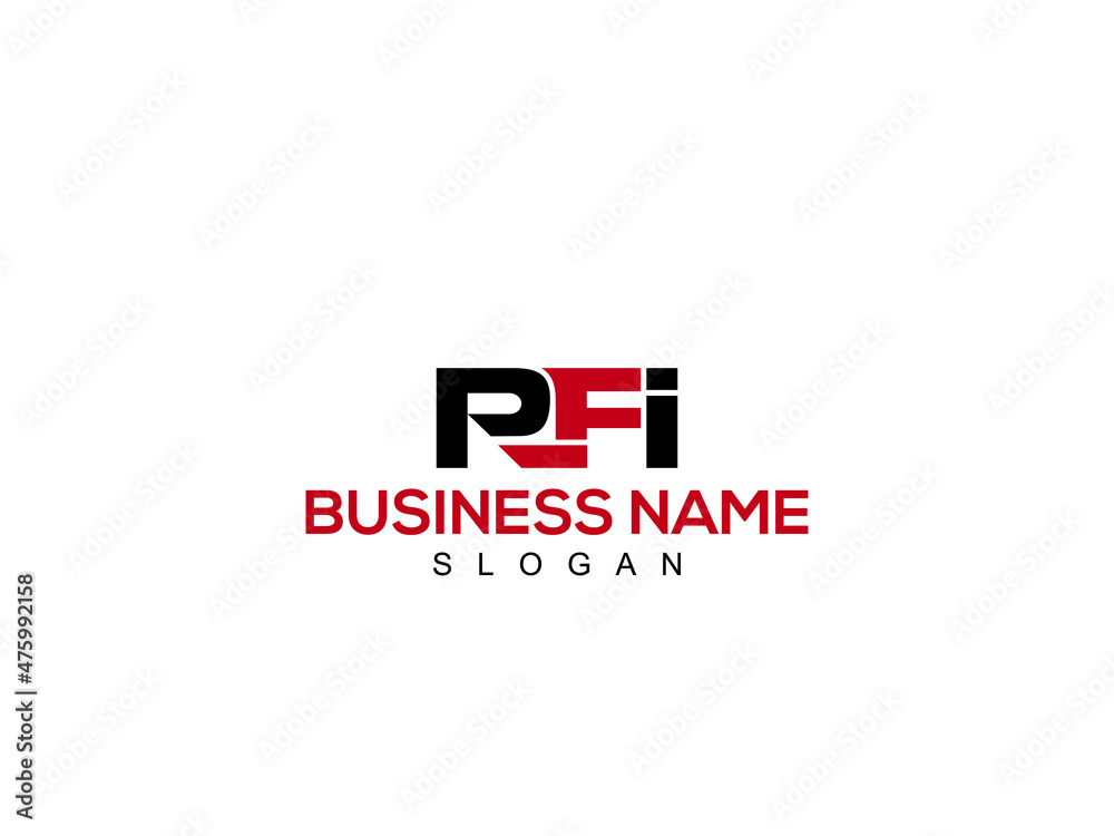 Initial PFI logo Icon, Letter pf monogram logo image Stock Vector ...
