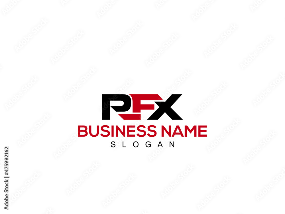 Initial PFX logo Icon, Letter pf monogram logo image Stock Vector ...