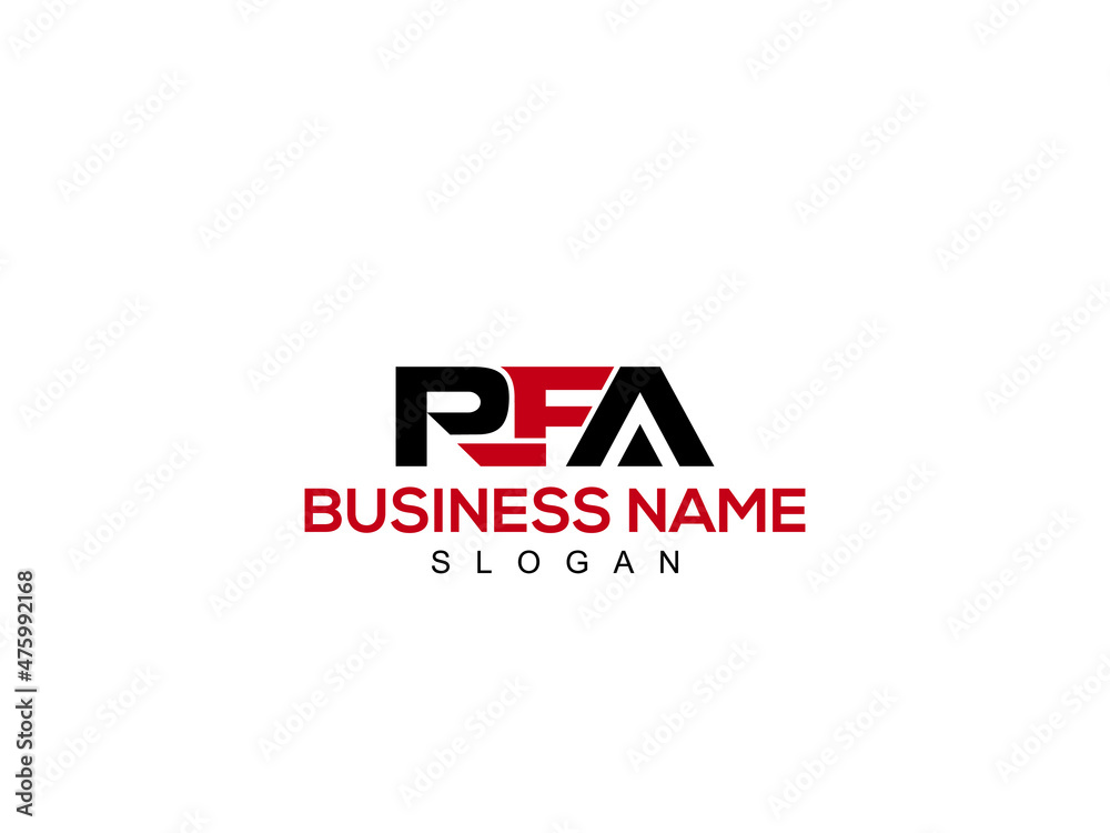 Initial PFA logo Icon, Letter pf monogram logo image Stock Vector ...