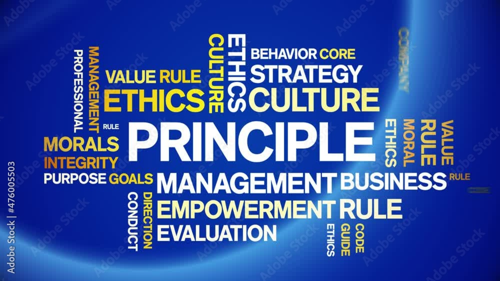 Principle Animated tag word cloud;text design animation kinetic ...