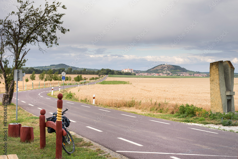 EuroVelo 13, the Iron Curtain radweg at Czech - Austrian borders, south ...