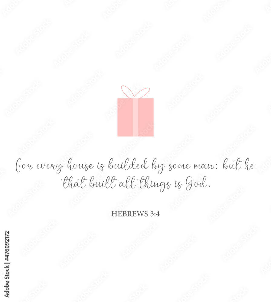 For every house is builded by some man; but he that built all things is ...
