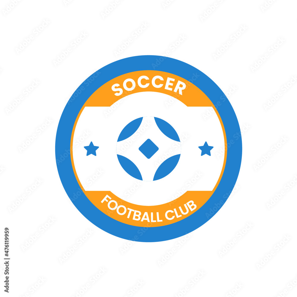 soccer football club template logo Stock Vector | Adobe Stock