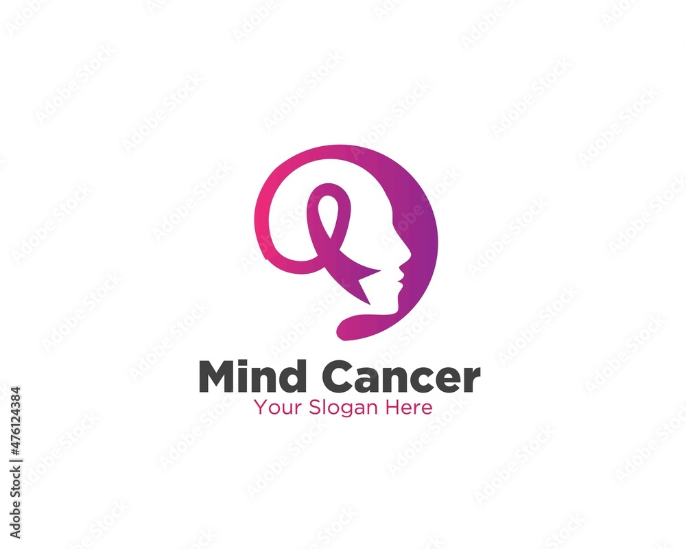 brain , mind, mental cancer care logo designs for medical and therapy ...