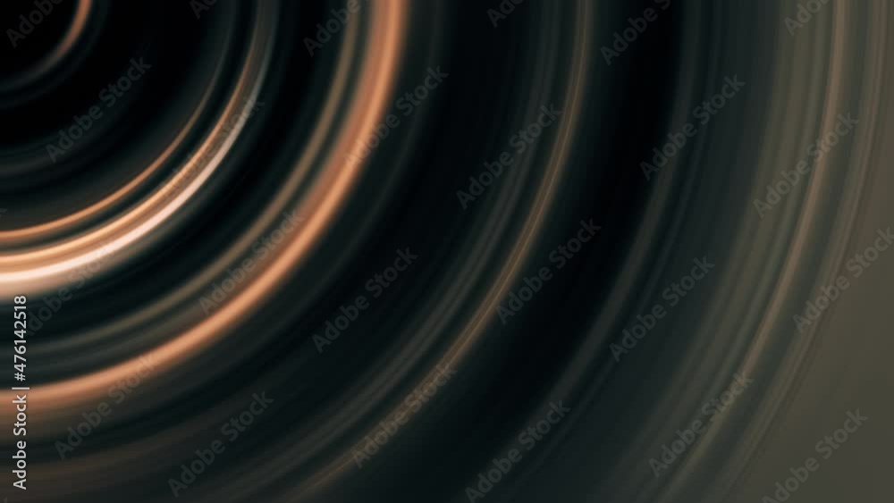 Animation of gold shine light radial spin top left background. Abstract ...