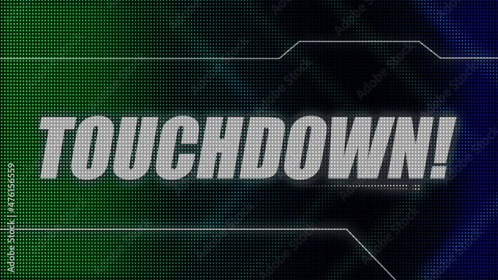 2D animated motion graphics design of a flashing lightboard style ...