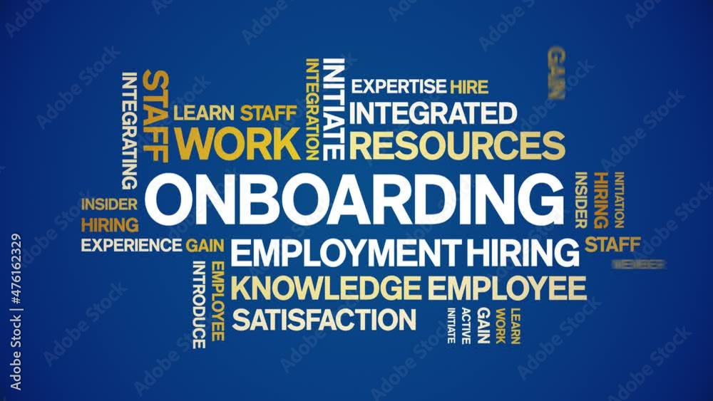 Onboarding animated tag word cloud;text design animation kinetic ...
