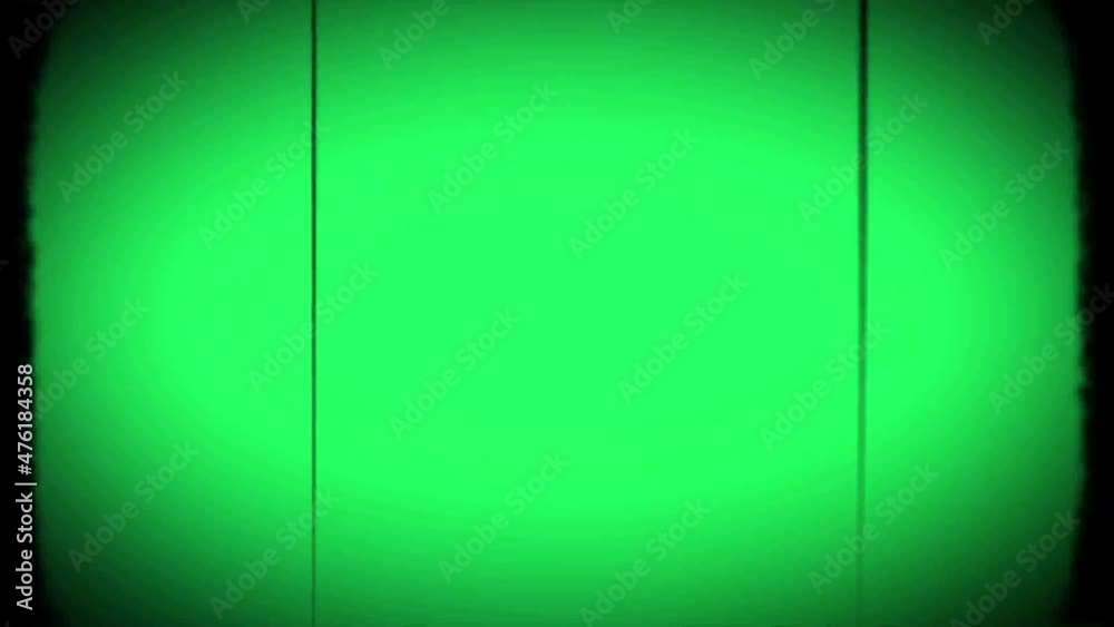Realistic film grain frame isolate on green background,movie film frame ...