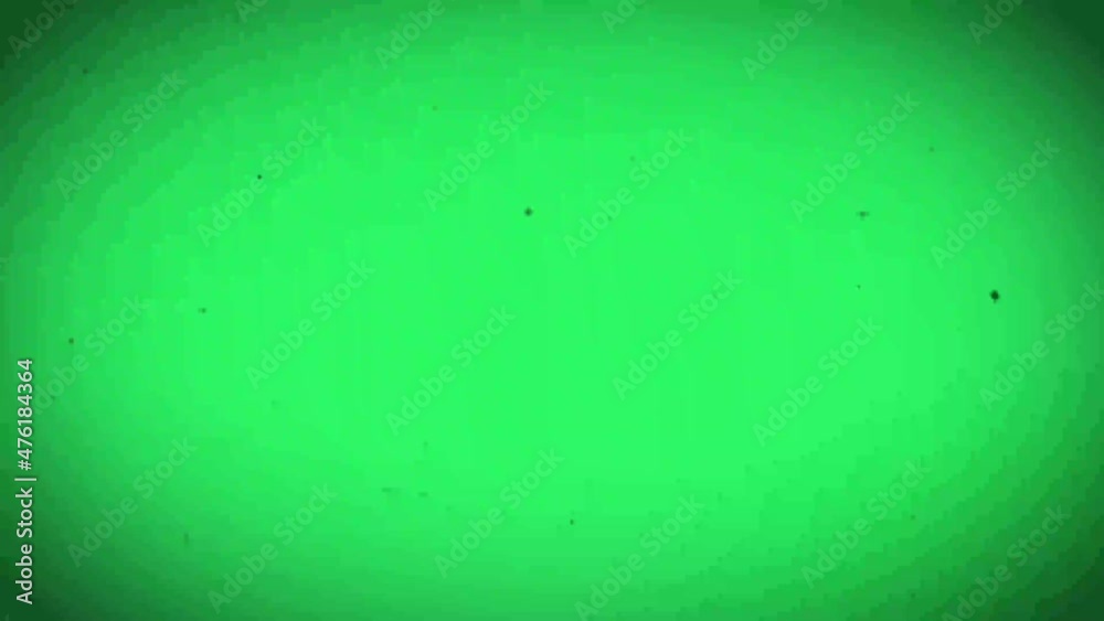 Realistic film grain frame isolate on green background,movie film frame ...