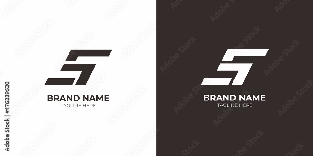 Letter S Logo. Vector S Logo Elegant Luxury black and white Stock ...