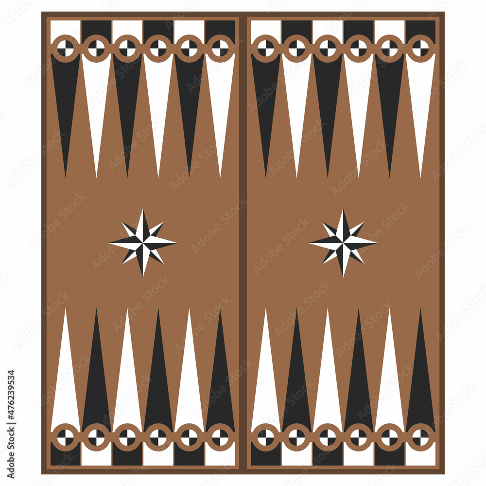 vector image with backgammon board for your project Stock Vector ...
