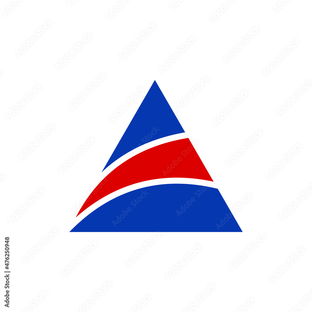Triangle Logo can be used for company, symbol, icon, and others. Stock ...