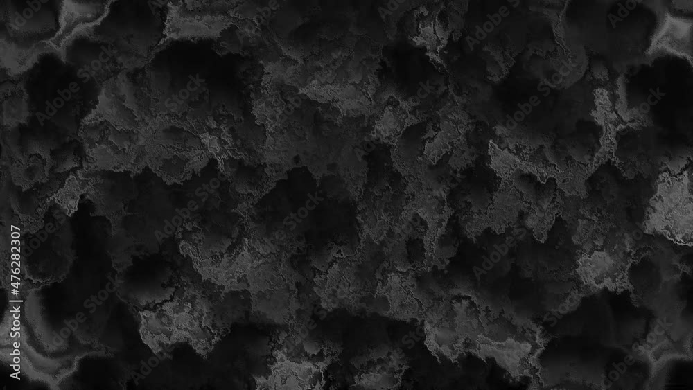 Abstract dark wavy horror texture. Animated video background loop ...