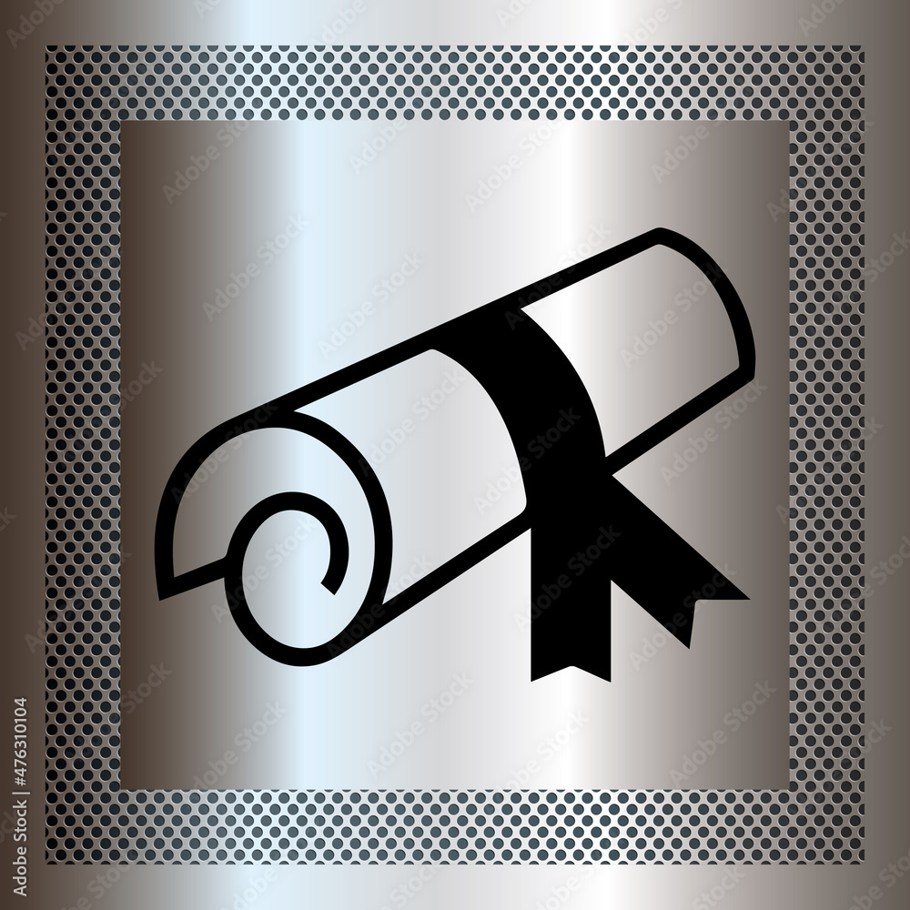 Logo diplôme. Stock Vector | Adobe Stock