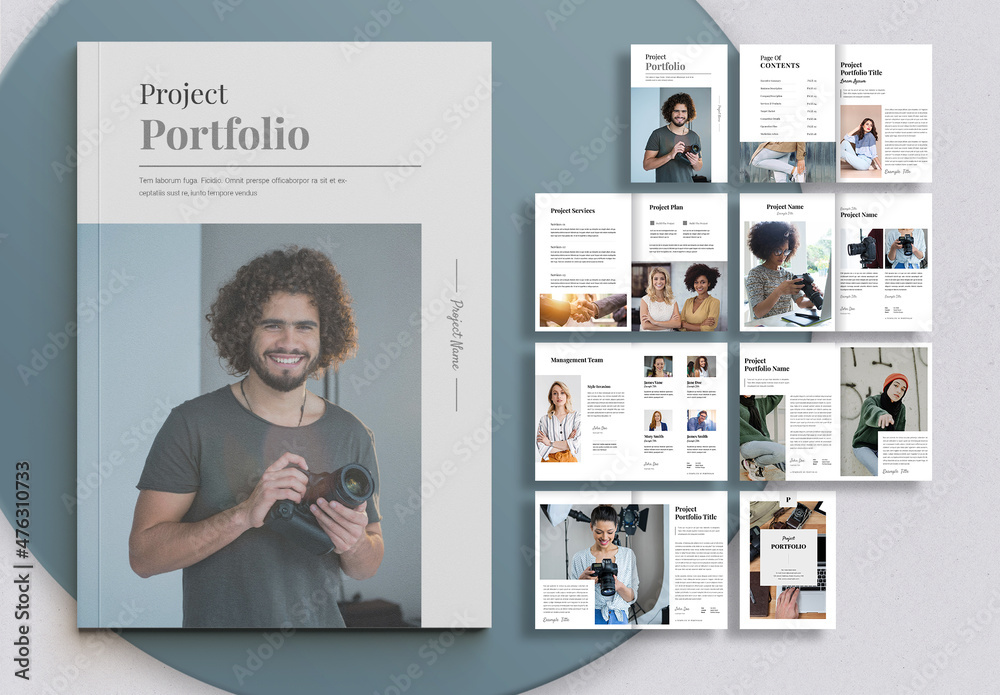 Portfolio Layout Stock Template | Adobe Stock
