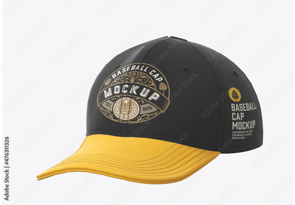 Baseball Cap Mockup Stock Template | Adobe Stock