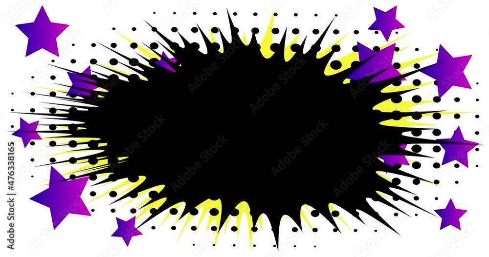 Comic Book Background. Motion poster. 4k animated Comics moving ...