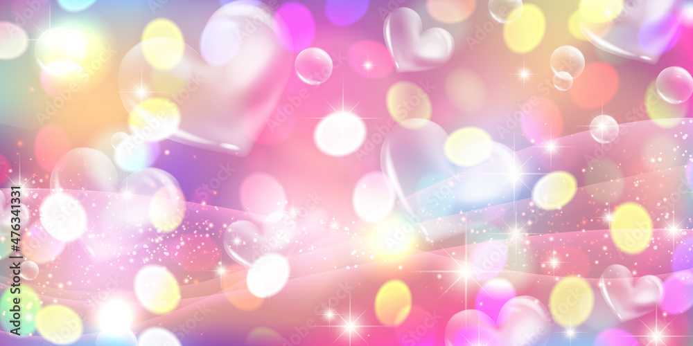 Heart background Stock Vector | Adobe Stock