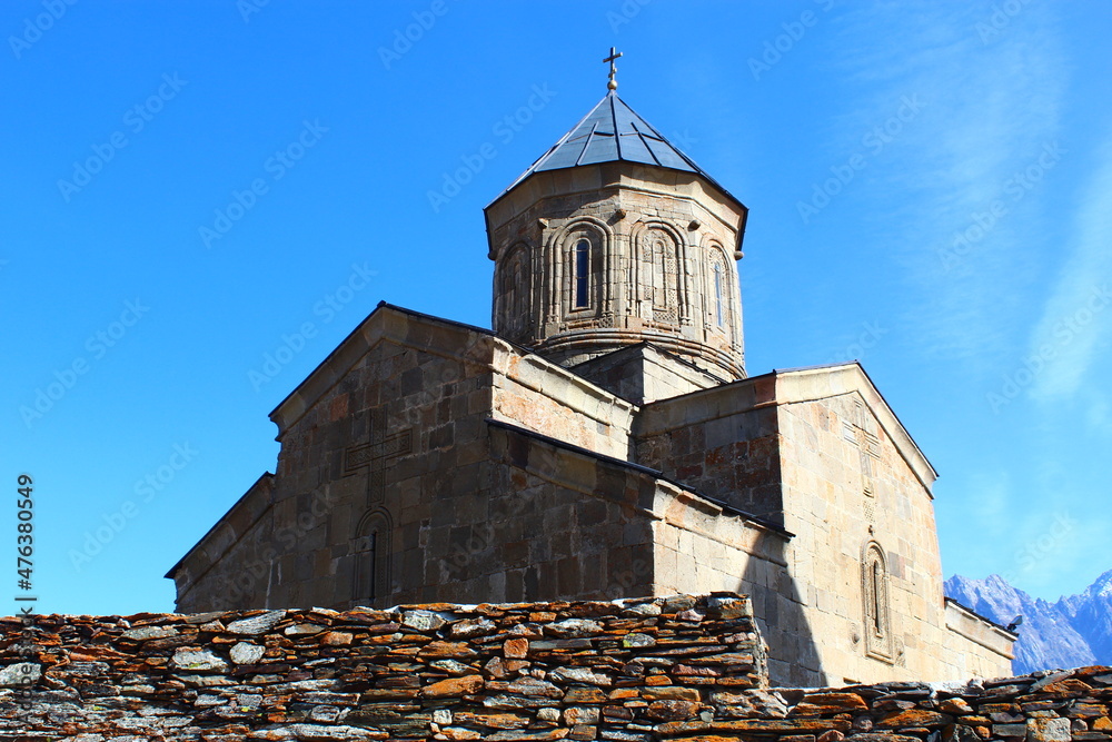 Gergeti Trinity Church Stock Photo | Adobe Stock