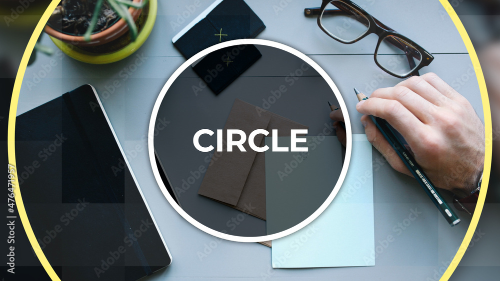 Circle Slide Presentation Stock Template | Adobe Stock
