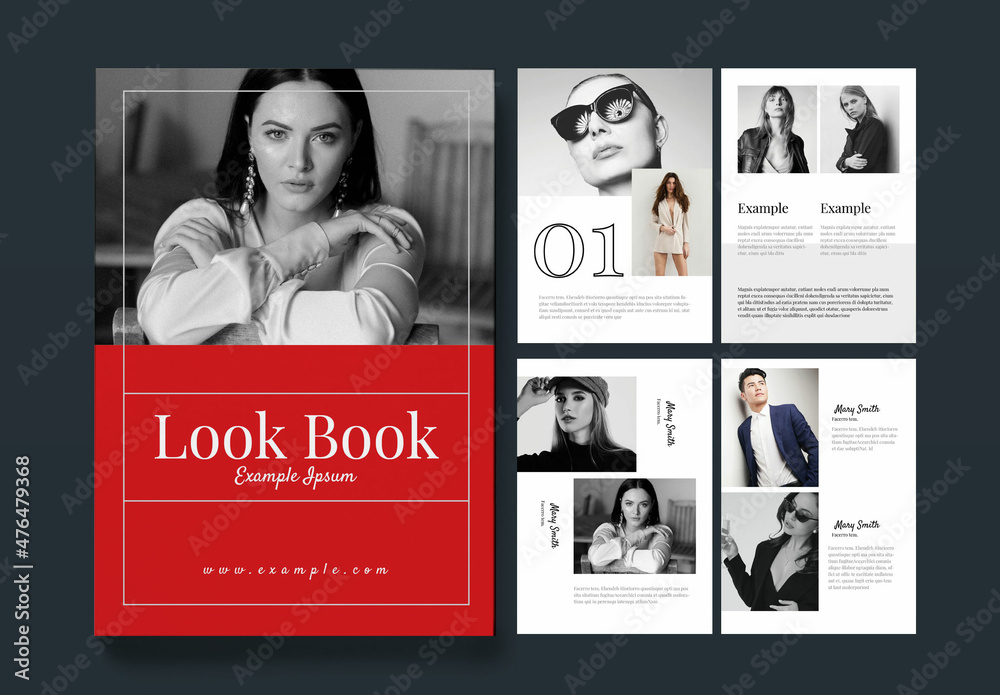 Lookbook Fashion Magazine Stock Template | Adobe Stock