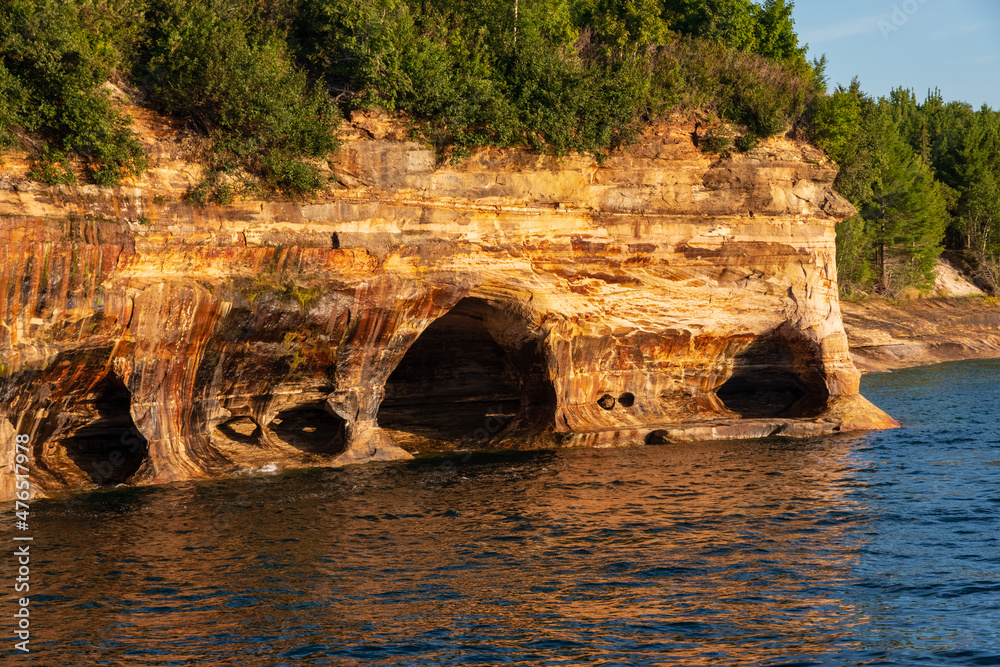 Pictured Rocks National Lake shore Stock Photo | Adobe Stock