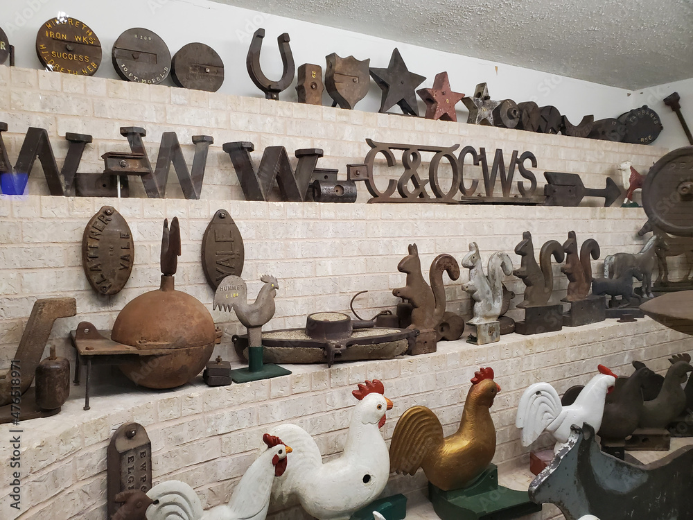 Elmer and Melvyn Miller Windmill Weight Collection at the American ...