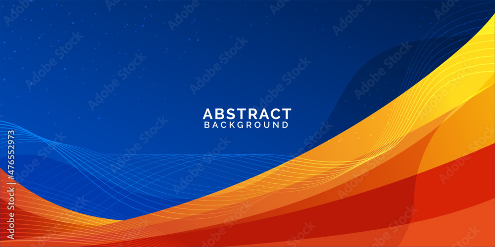Blue And Orange Background Gradient Abstract Background Full Color