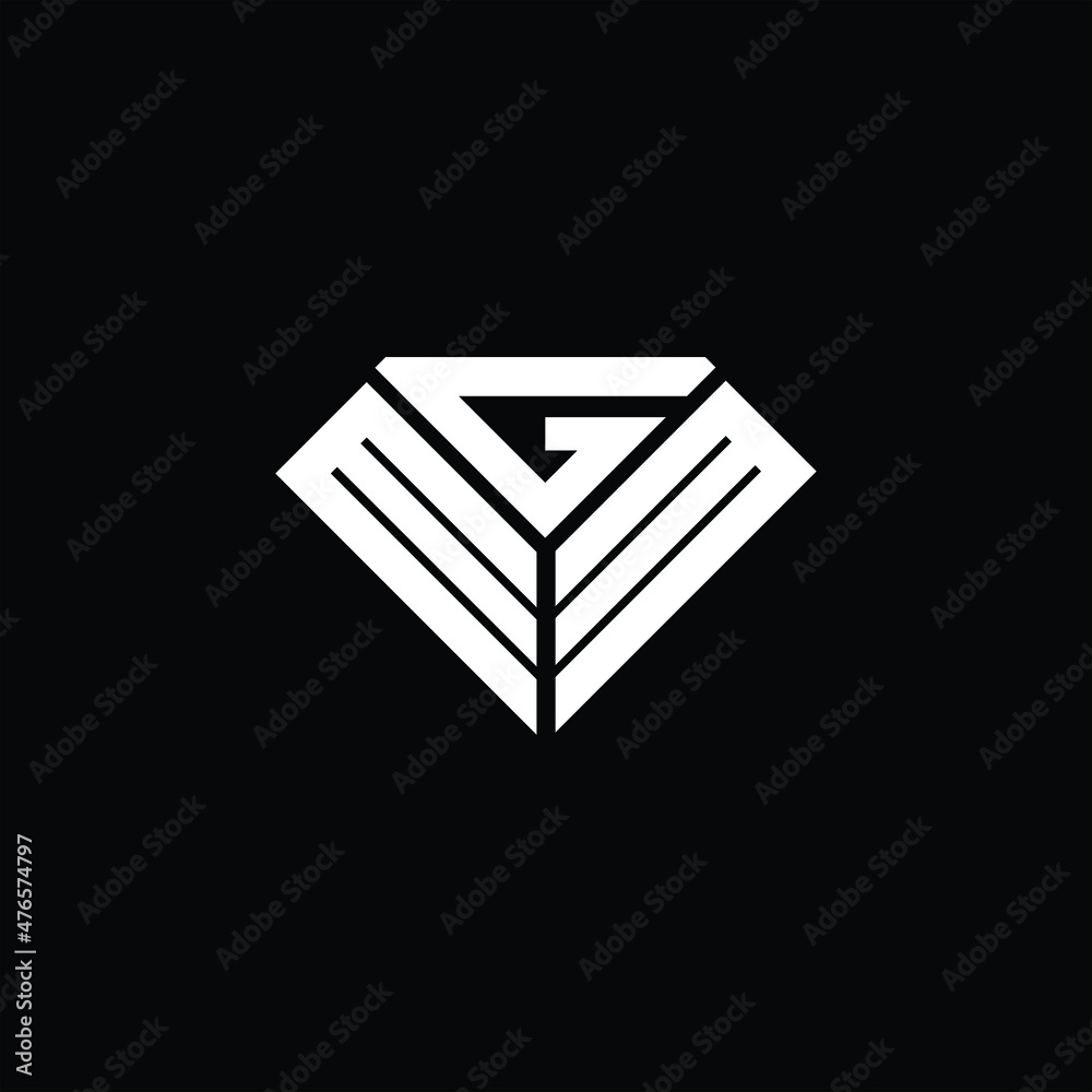 MGM letter logo creative design. MGM unique design Stock Vector | Adobe ...