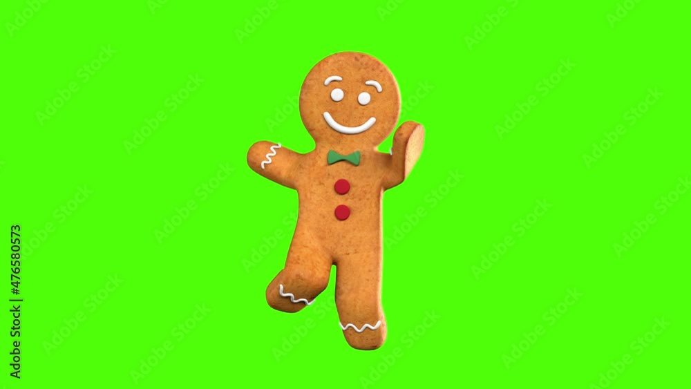 Gingerbread man Dancer 3D animation of funny, hot and sweet cookie boys ...