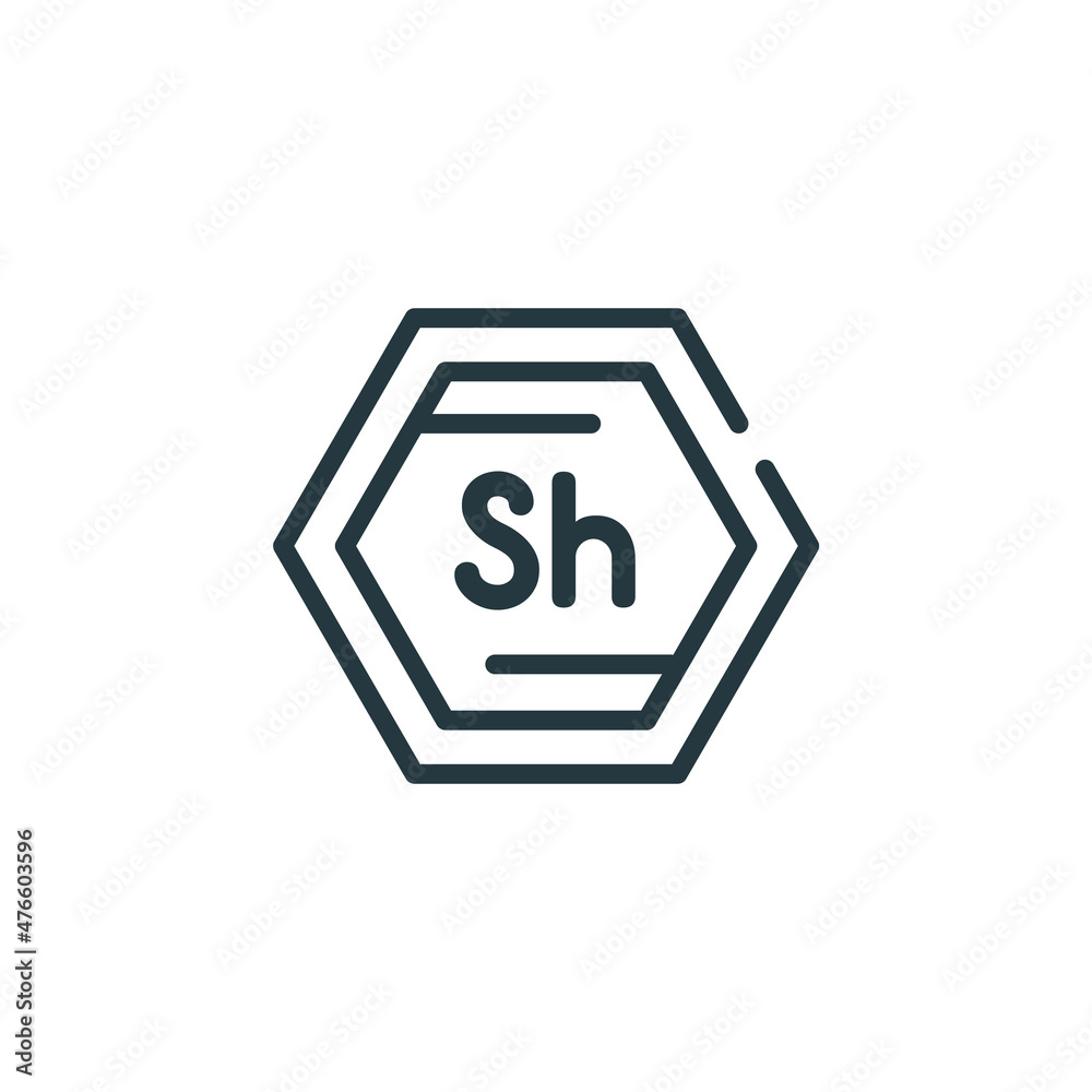 ugandan shilling thin line icon. currency, money linear icons from ...