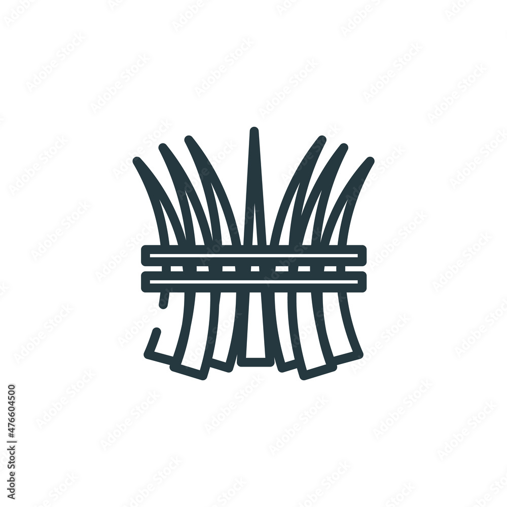 hay thin line icon. agriculture, farm linear icons from farm set ...