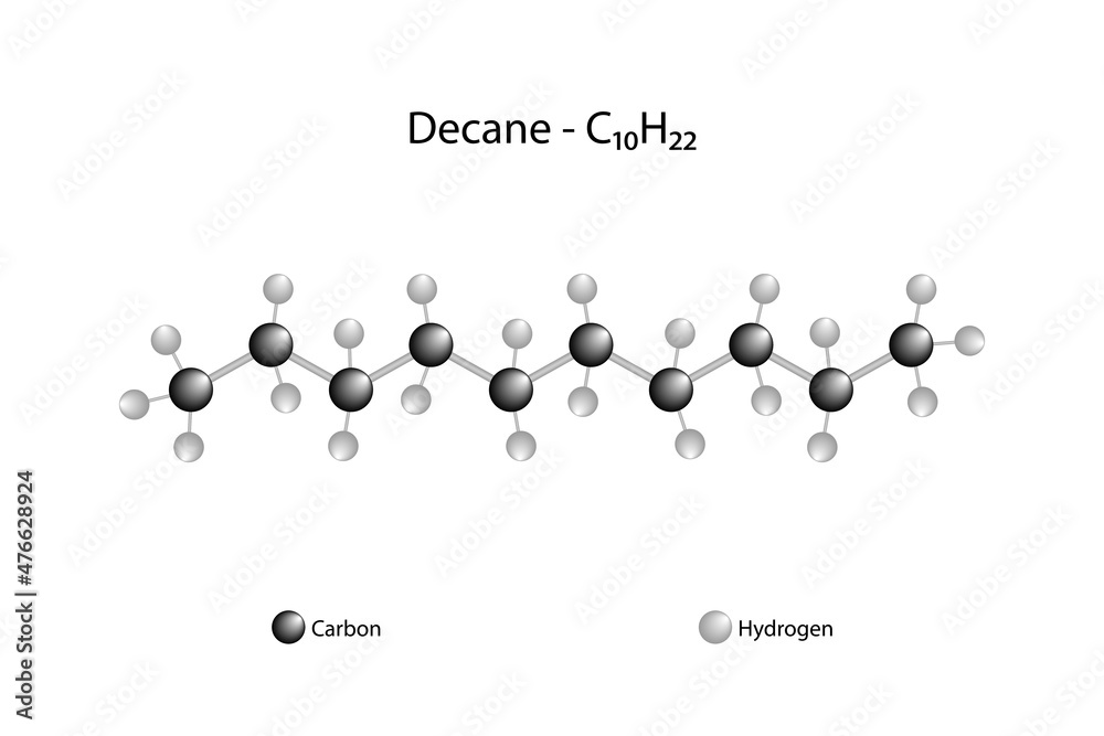 Decane Structural Formula