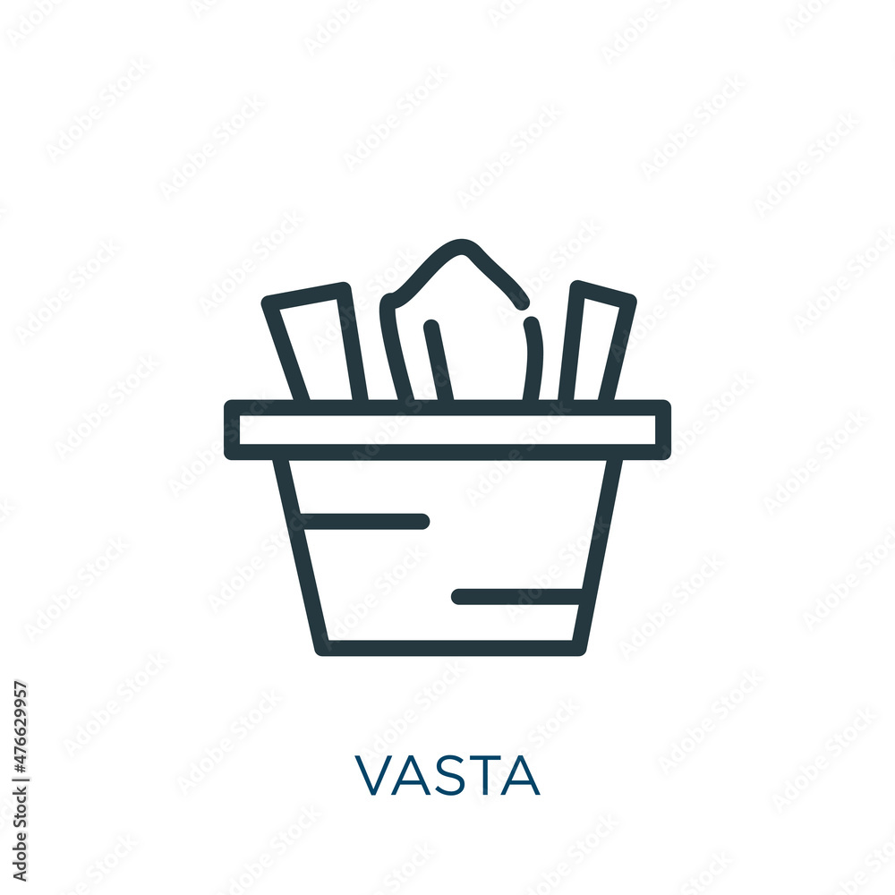vasta thin line icon. vast, huge linear icons from sauna concept ...