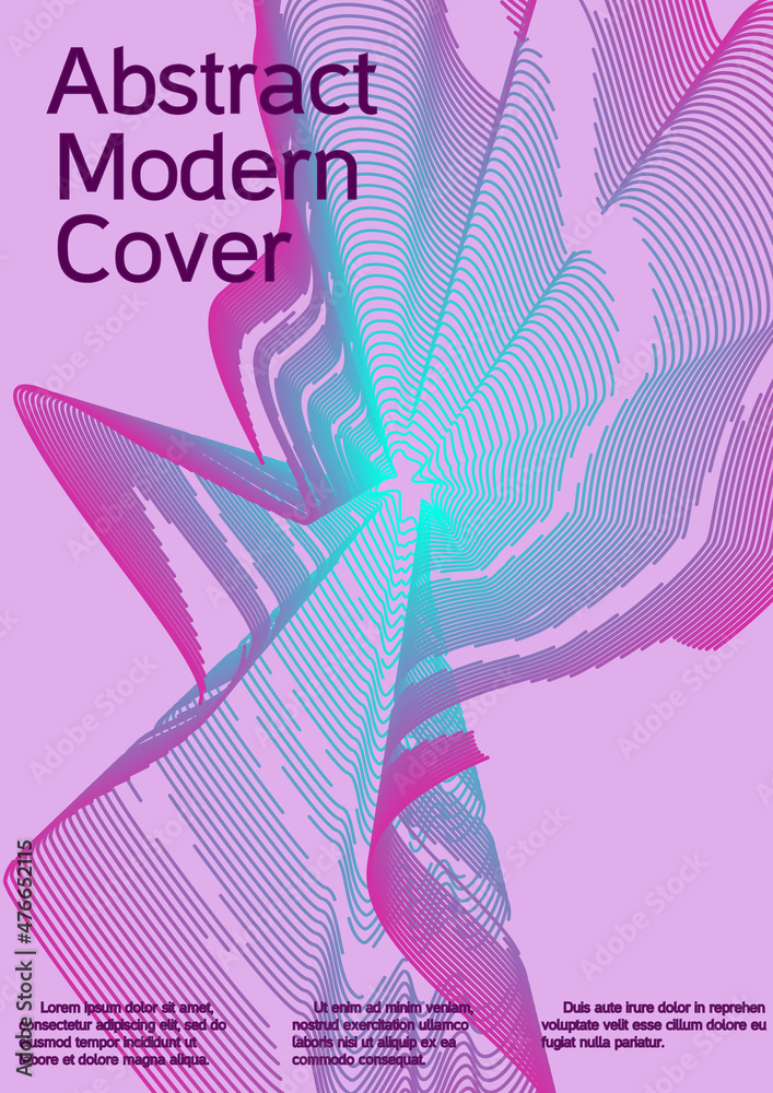 Future futuristic template with abstract current forms for banner ...