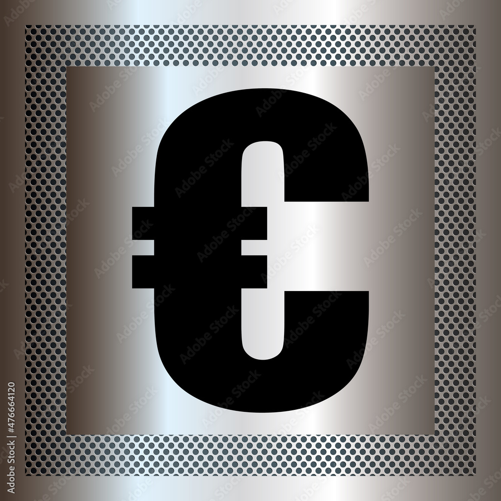 Logo euro. Stock Vector | Adobe Stock