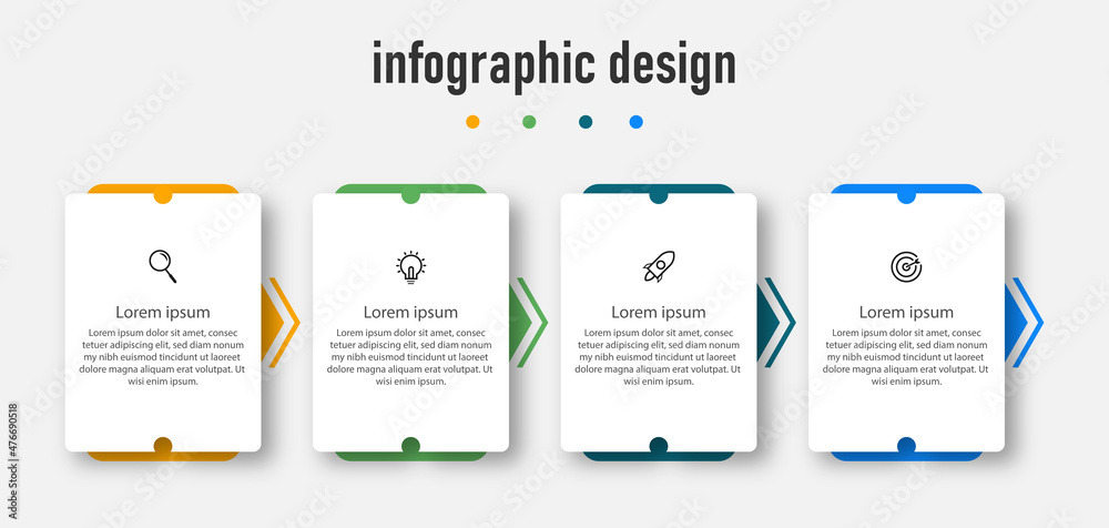 Elegant infographic design professional template Stock Vector | Adobe Stock